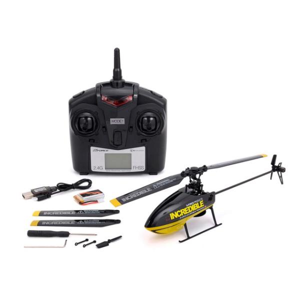 ●最適の空力設計により、連続15分の超ロングフライトを実現●スタイリッシュなスタビレス構造で、優れた運動性能を実現●6軸(3軸角加速度&amp;3軸加速度)センサーによる圧倒的な安定性能●2通りのスピード感が楽しめる、デュアルレート機能を搭...