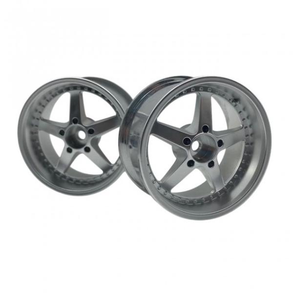 RC DRIFT CUSTOM 「LAB」 よりスタイリッシュパフォーマンスホイール発売！！ラウンドリムで切れ角UP！！剛性を確保しながら軽量化し、切れ味のあるトラクションを実現※ホイール幅27mm