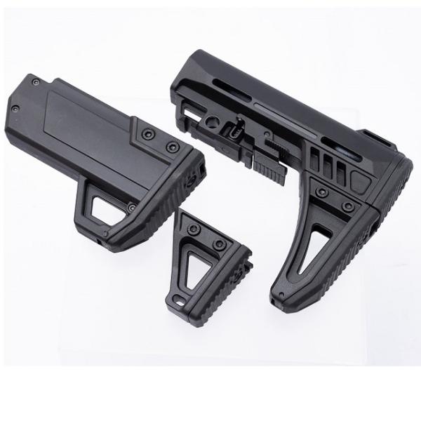 Combat Artisan Tactical の名に相応しく、サバイバルゲームでのニーズを満たす革新的なモジュラーストックが遂に登場！C.A.T. AR15シリーズ標準装備のエアソフト用ストック。ミルスペックに近いサイズで、各社製のM4 ...