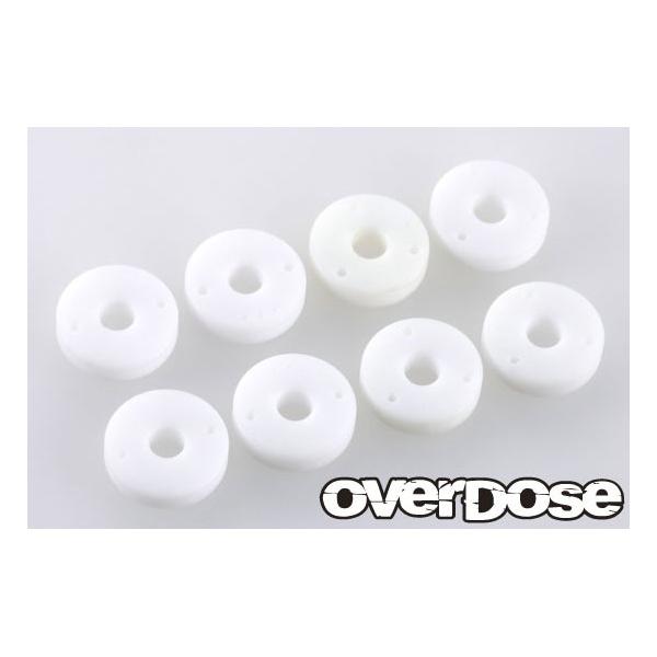 HGショック用ピストンセットです。穴径をφ0.6とφ0.7、穴数を2穴,3穴とし、これまでよりも減衰の立上がりをマイルドな方向に設定しました。低μ路面や小さめのコースでスムーズな荷重移動を可能にします。また、タイヤへの丁寧な荷重コントロール...