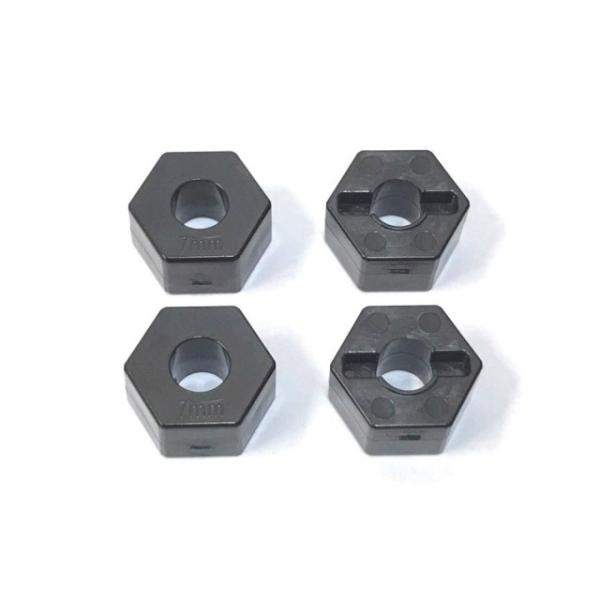 リーズナブルな樹脂製の六角ハブです。●ホイルの取り付け精度アップに貢献●スタイリッシュな黒色●厚みを刻印で表示