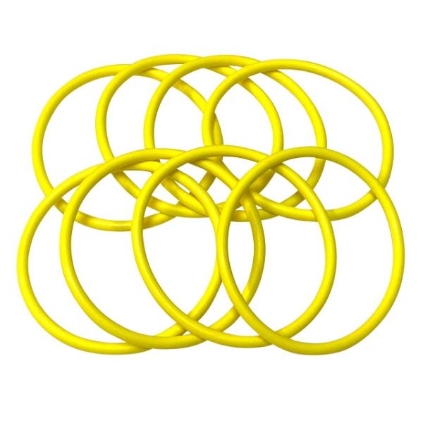 線径を細く、硬度を硬めに設定することにより、更にクイックなハンドリングが可能となりました。従来品よりロングライフでお使い頂けます。本製品は、タイヤ固定用Oリングです。