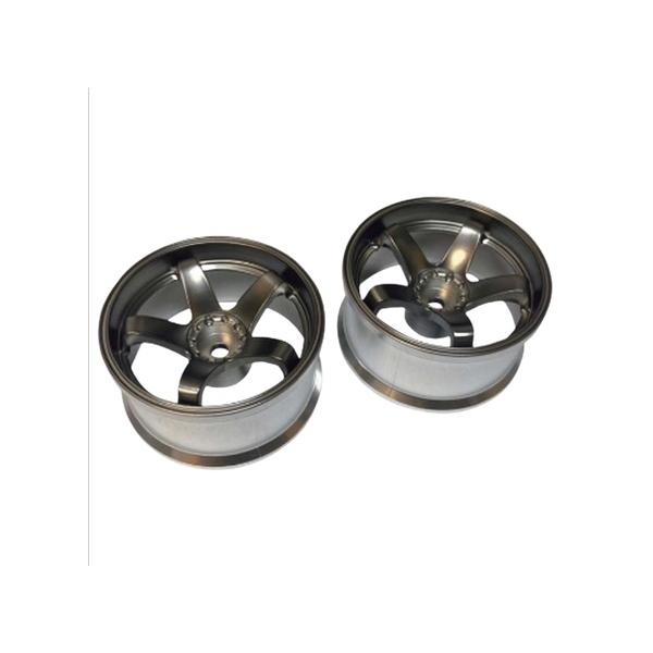 Nモデルホイール ver.3 新色のチタンシルバー登場！！金属さながらの光沢感をお楽しみ頂けます。1. 27mm幅＆3mmハブ対応2. インサイドテーパーリムにより、切れ角アップを実現3. 「Wトラクション構造」により、「しなり」と「剛性感...