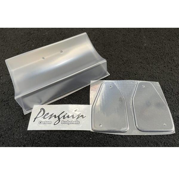 イギリスのPenguin Custom Bodyshells製のビンテージスタイルのウイングです。材質：ポリカーボネート内容量：ウイング1枚※ステッカーは含まれません。