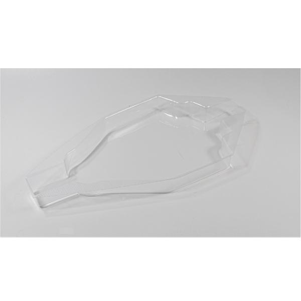 イギリスのPenguin Custom Bodyshells製オプティマミッド用アンダートレイです。ノーマルのショートホイールベース用となります。シャーシ裏に取り付けることで小石や泥の侵入を防ぎます。材質：ポリカーボネート内容量：1枚