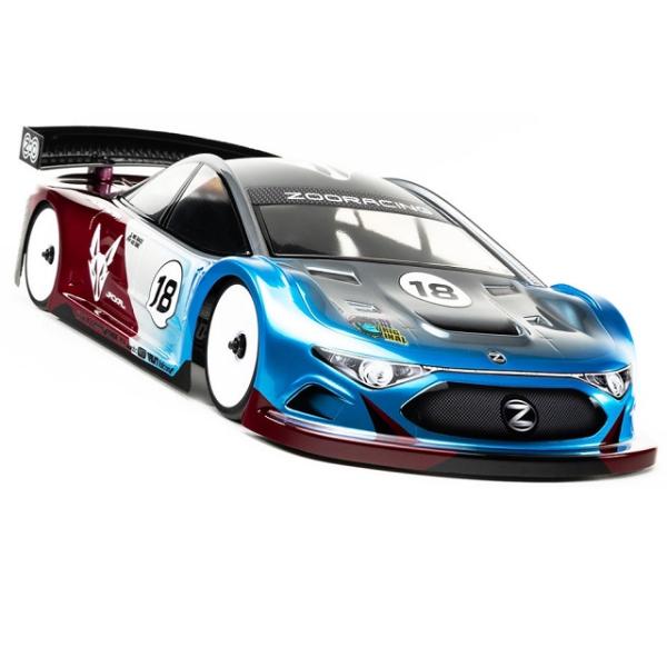 JACKAL 190mm Touring Car BodyJackal is ZooRacing’s latest high-performance body, engineered specifically for modified an...