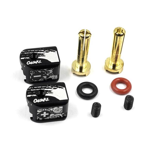 DescriptionAluminum grip and banana plug set, with these aluminum covers offer easier plugging in and out of batteries! ...