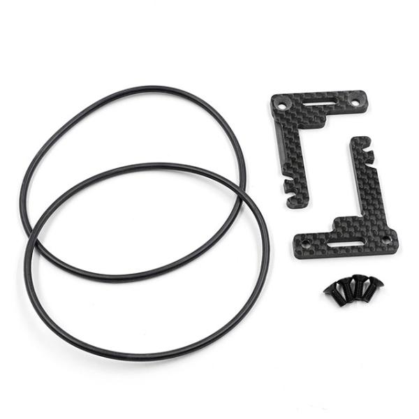 このブラケット セットを使用して、タミヤ TT02 にショーティー パックを取り付けます。ゴムバンドが付いているので、走行中にバッテリーを簡単に交換できます。対象：タミヤTT02材質：グラファイト内容：・バッテリーブラケット（2個）・バンド...