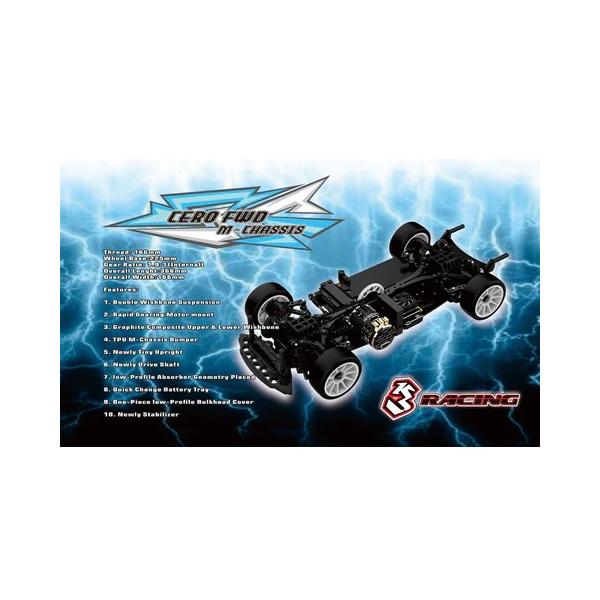 3Racing has introduced our Cero FWD M chassisCero FWD M-Chassis shares DNA from our race-proven Cero Ultra FWD platform....