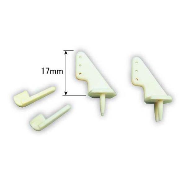 電動機や電動グライダーのロールホーンにお勧めです。OK模型製グライダーのコントロールホーンに付属しているものと同じです。※断りなく製品の寸法、外観、規格等を変更する場合があります。