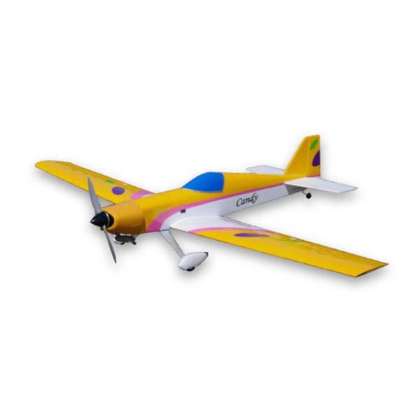 リラックスして楽しめるハイアスペクトの主翼を持つスポーツ機 「キャンディ」です。半対称翼型と細長い主翼は抜群の安定性を発揮します。バルサリブ組フィルム貼り完成主尾翼と木製フィルム貼リ完成胴体の組み合わせです。シンプルな構造はメカ積みやメンテ...