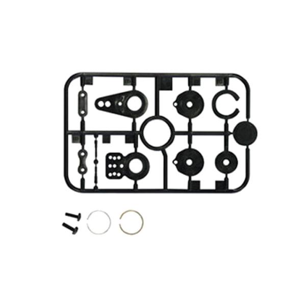 従来のセイバー機能に加えロック機能もつきました。万一のクラッシュ時には樹脂製のシアピンが折れる事によりロックが解除、通常のサーボセイバーの機能を発揮しサーボの破損を防ぎます。ツーリングカー用と1/12用のサーボホーンが付属し、様々な車種に対...