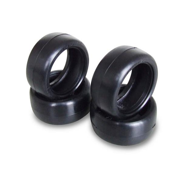 M300GTや各社ミニシャーシに最適なインナーメッシュ入りのハイグリップ・ゴムタイヤです。24度から36度までの4種類の硬度をラインナップし、低温から高温まで幅広い路面温度に対応します。特殊配合したオリジナルコンパウンドにより、走りはじめの...