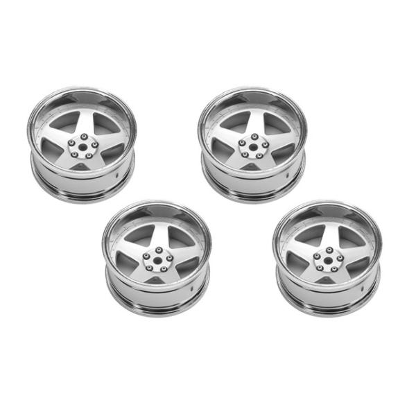 T410D等のドリフトカーに最適な『オフセット可変ホイール』リム側に、スポーク部品をはめ込む溝が4種類設けられており、この溝の深さの違いによりオフセット量が変わります。走行特性やボディーとのツラ調整が容易にセッティング可能です!!●26mm...