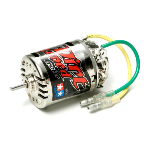 【オフロードカー用のライトチューンモーターです】 17,000r/min(7.2V)。最高効率時トルク37.24mN・m(7.2V) 27ターン【基本スペック】 適正電圧：7.2V、無負荷時の回転数17