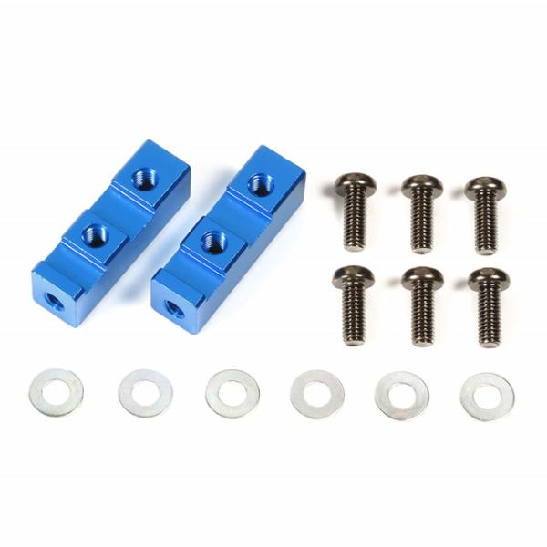 標準装備のC11部品に換えて使用するアルミ製ステー。サーボを確実に固定することにより、ステアリング反応や操安性が向上します。【適応車種・パーツ】WR-02、WR-02G、GF-01シャーシ