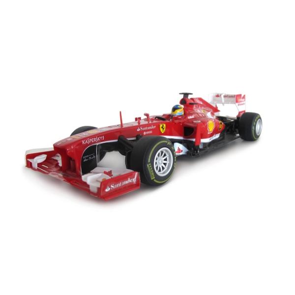 2013年のF1世界選手権参戦用に開発されたフェラーリ F138 のラジコンカーです。1/18スケールというサイズで、商品の大きさは大迫力の全長約30cm。27MHｚ仕様。送信機も操作はボタン式で前進・後退・右左折のみとなるのでお子様でも簡...