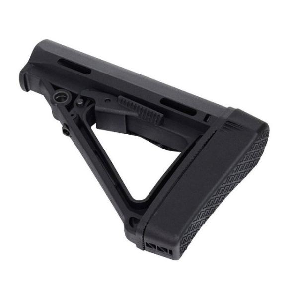 材質：プラスチック対応機種：次世代M4/各社スタンダード電動ガン(メーカーにより要調整)MOEスタイル・ストックのバットプレート部分にバッテリー(20×101.5×16.5mm)が収納可能。QDスイベル・プラットフォーム付です。