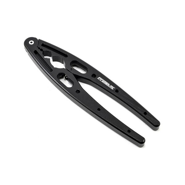 ProTek RC ショックシャフトプライヤーは、1/10および1/8スケールのショックに使用でき、軽量アルミニウム素材で作られ、シルキーな黒のアルマイト仕上げが施されています。プライヤーは「くるみ割り器」スタイルの構造を特徴としており、損...