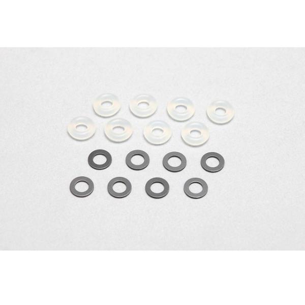 ダンパーシャフトのオイルシールとして最高の性能を発揮する新型Oリングです。ソフトな素材でショックシャフトの滑りが良いのはもちろん、非常に耐油性の高いシリコンラバー素材を使用することで、シリコンオイルの浸透が無く、Oリングの形状や柔らかさを長...