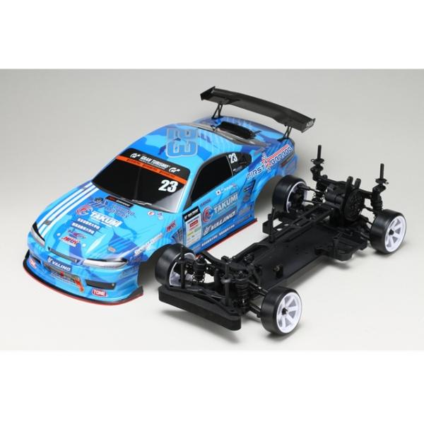 走行性能の高さで人気のRD2.0組み立てキットをベースに、MERCURY サヤカスペシャル S15ボディ(プレカット/塗装済み)とドリフト用タイヤ/ホイールをセットにしたドリフトパッケージ！組み立てキット、別売のランニングセットとステアリン...