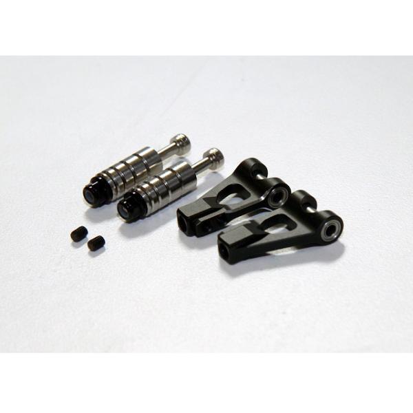 These upper arms utilizes bearings on the pins for a more free moving and precision setup. A quick adjustment of the set...