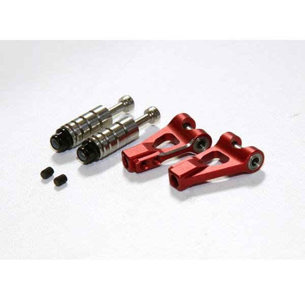 These upper arms utilizes bearings on the pins for a more free moving and precision setup. A quick adjustment of the set...