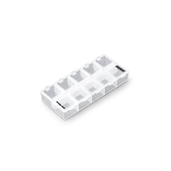 ● Tough &amp; durable● Easy &amp; quick-access storage● 10 compartments● Perfect for small parts● Compact● Translucent p...