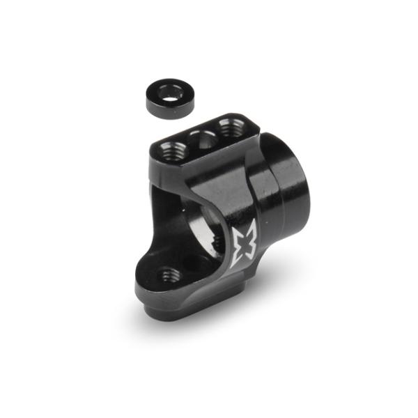 X4 alu steering block CNC-machined from premium lightweight T6 aluminum. Ultra-strong construction provides very long li...