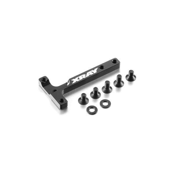 Alu chassis brace for the X4 makes the car more stable, generates more rear traction and allows chassis flex adjustments...