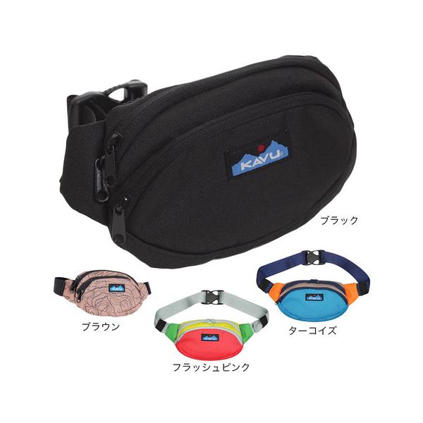 カブー KAVU トレッキングバッグ ウエストバッグ Men's Mens メンズ めんず 男性 Lady's Ladys レディース れでぃーす 女性 Junior ジュニア じゅにあ 子供 JR ウエストバック SLSL 黒 ブラック ...