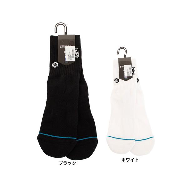 スタンス STANCE バスケット小物 バスケットボール小物 アクセサリー ソックス 靴下 エヌビーエー NBA  10737294101 A356A20LOGBLK ブラック 10737294301 A356A20LOGWHT ホワイト