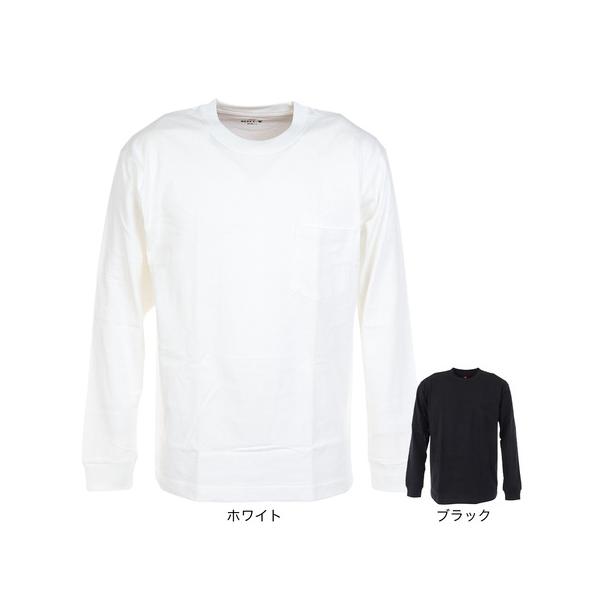 ヘインズ Hanes スポーツカジュアル カットソー Men's Mens めんず 男性 白 ホワイト アメカジ Tシャツ メンズ 長袖 無地 買い回り ゼビオおすすめ カジュアルウェア カジュアル トップス Tシャツ シンプルxe24 父...