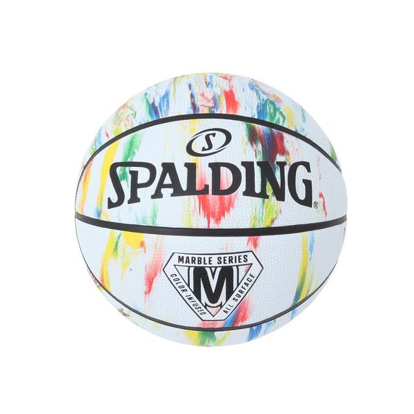 スポルディング SPALDING スーパースポーツゼビオ ゼビオ Super Sports XEBIO バスケットボール バスケット バスケ basketball ボール ball 5号球 5号 練習球 練習用 小学生 小学校 JR 白 ホ...