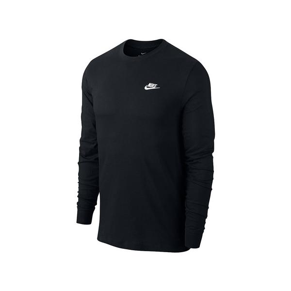 ナイキ NIKE スーパースポーツゼビオ ゼビオ Super Sports XEBIO スポーツカットソー 長袖Tシャツ Men's Mens メンズ めんず 男性 黒 ブラック スポーツウェア トレーニングウェア 運動着 ルームウェア 部...