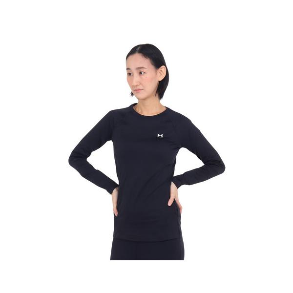 アンダーアーマー UNDER ARMOUR UNDERARMOUR スーパースポーツゼビオ ゼビオ Super Sports XEBIO フィットネス Lady's Ladys レディース れでぃーす 女性 黒 ブラック スポーツウェア ト...