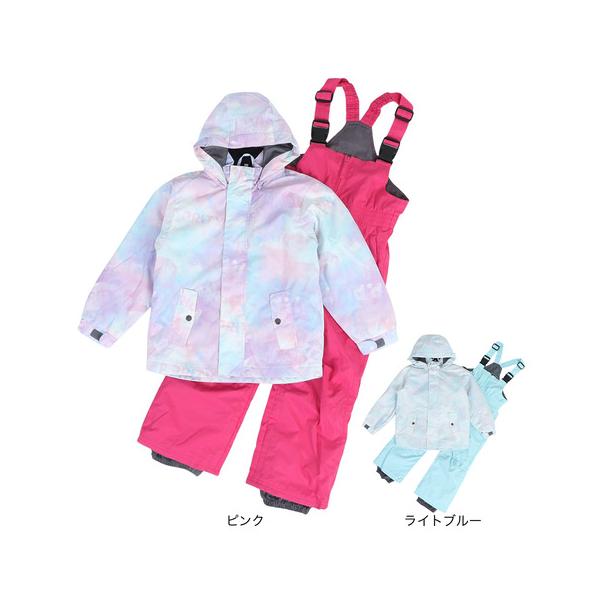 2022年秋冬モデル 2022fwmodel P-PRITY ヴィクトリア ビクトリア サーフ&amp;スノー Victoria Surf&amp;Snow スキーウエア ジャケット トップス ビブ パンツ ボトム サイズ調節 耐水 総柄 ...