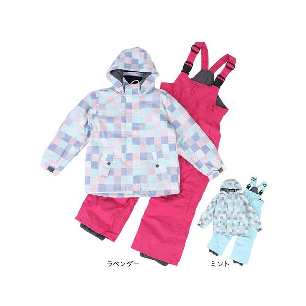 2022年秋冬モデル 2022fwmodel P-PRITY ヴィクトリア ビクトリア サーフ&amp;スノー Victoria Surf&amp;Snow スキーウエア ジャケット トップス ビブ パンツ ボトム サイズ調節 耐水 総柄 ...