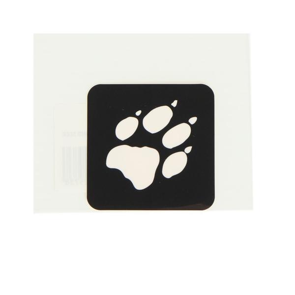 ジャックウルフスキン JackWolfskin エルブレス ヴィクトリア ビクトリア Victoria L-Breath アウトドア キャンプ キャンプ小物 アクセサリー ステッカー シール ロゴ 足跡 黒 ブラック black bf_ca...