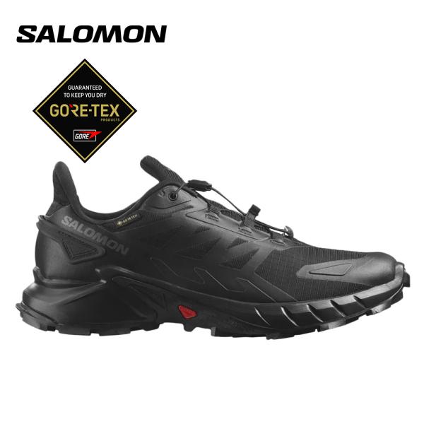 サロモン SALOMONスーパースポーツゼビオ ゼビオ Super Sports XEBIO トレーニングシューズ 靴 GORE‐TEX ゴア‐テックス ランニングシューズ Men's Mens メンズ めんず 男性 黒 ブラック xmas...