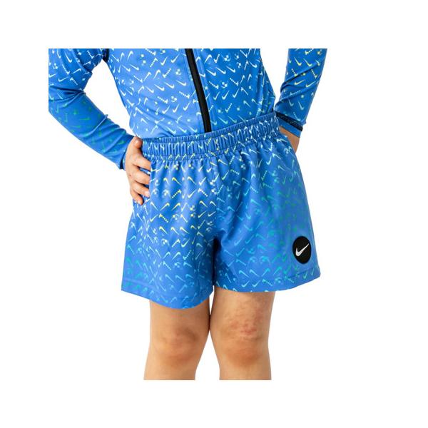 ナイキ NIKE ヴィクトリア ビクトリア サーフ&amp;スノー Victoria Surf&amp;Snow リゾート水着 トランクス水着 水着 ショートパンツ トランクス 海パン 海水パンツ 総柄 ブルー 水遊び 川遊び 水泳 プール...