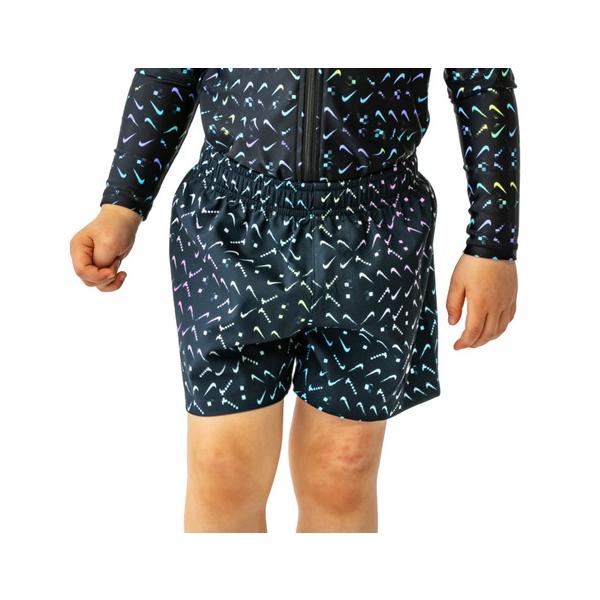 ナイキ NIKE ヴィクトリア ビクトリア サーフ&amp;スノー Victoria Surf&amp;Snow リゾート水着 トランクス水着 水着 ショートパンツ トランクス 海パン 海水パンツ 総柄 黒 ブラック 水遊び 川遊び 水泳 ...