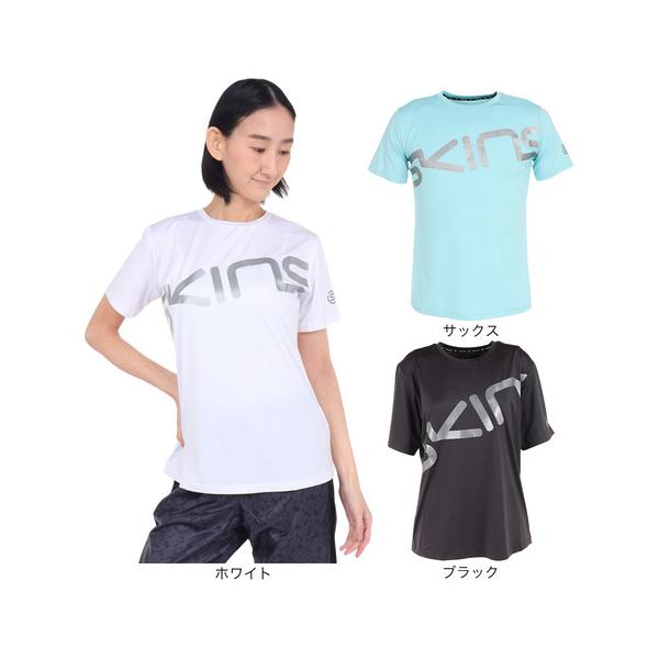 2022年秋冬モデル 2022fwmodel スキンズ SKINS スーパースポーツゼビオ ゼビオ Super Sports XEBIO ランニング ランニングシャツ Lady's Ladys レディース れでぃーす 女性 白 ホワイト お...