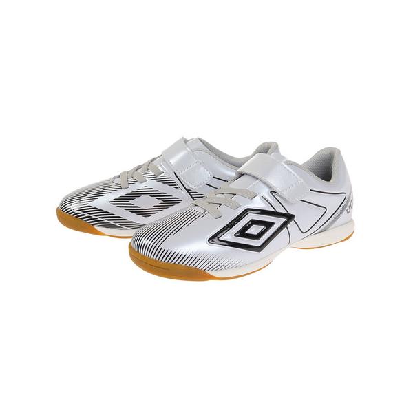 アンブロ UMBRO スーパースポーツゼビオ ゼビオ Super Sports XEBIO サッカーシューズ トレシュー サッカーシューズ 靴 インドアJunior ジュニア じゅにあ 子供 JR 白 ホワイト 運動靴 スポーツシューズ マ...