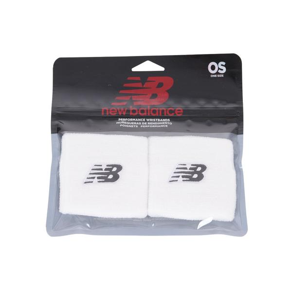 ニューバランス new balance newbalance スーパースポーツゼビオ ゼビオ Super Sports XEBIO スポーツ雑貨 リストバンド 白 ホワイト 汗吸収 フィット ユニセックス アクセサリー 球技大会 スポーツ大...