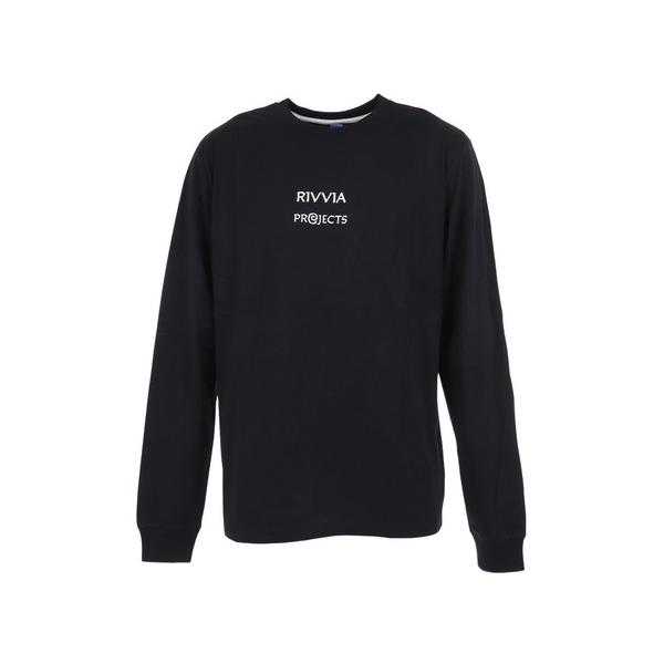 リヴィアプロジェクツ Rivvia Projects スーパースポーツゼビオ ゼビオ Super Sports XEBIO スポーツカジュアル カットソー Men's Mens メンズ めんず 男性 トップス 黒 ブラック お出かけ 野球 ...