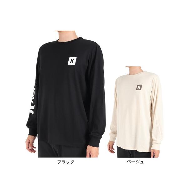 2023年秋冬モデル 2023fwmodel ハーレー HURLEY スーパースポーツゼビオ ゼビオ Super Sports XEBIO アクションウエア Tシャツ Men's Mens メンズ めんず 男性 長袖 トップス 黒 ブラック...