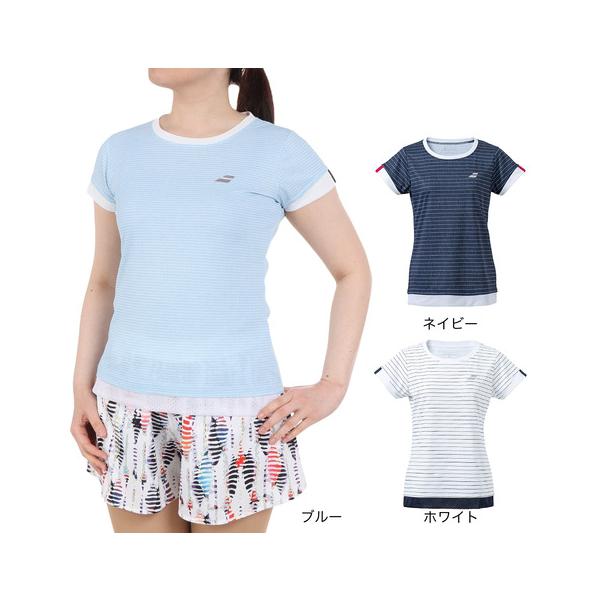 バボラ BABOLAT スーパースポーツゼビオ ゼビオ Super Sports XEBIO テニス テニス用品 tennis テニスウエア ウェア テニスシャツ シャツ Tシャツ 半袖 ショートスリーブ Lady's Ladys レディー...