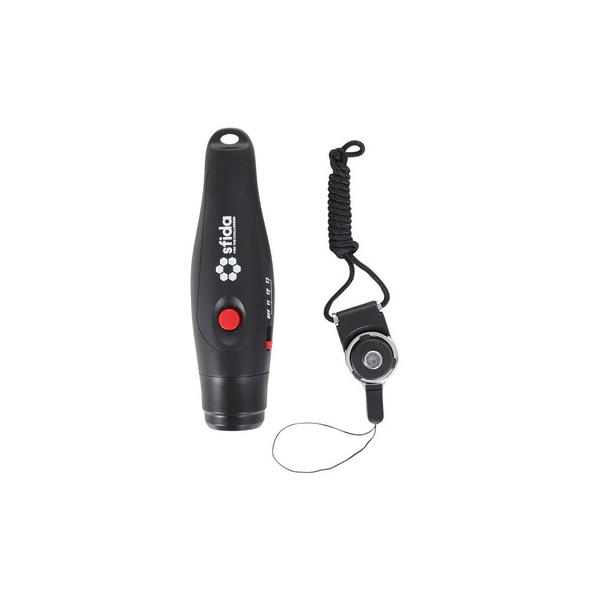 スフィーダ SFIDA スーパースポーツゼビオ ゼビオ Super Sports XEBIO 競技用品 ホイッスル 黒 ブラック 笛 審判用品 レフリー