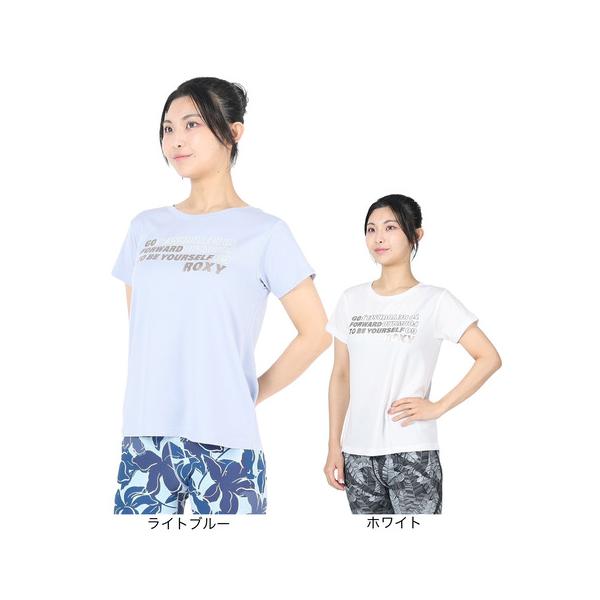 2024年春夏モデル 2024ssmodel ロキシー ROXY スーパースポーツゼビオ ゼビオ Super Sports XEBIO フィットネス フィットネスカットソー Lady's Ladys レディース れでぃーす 女性 春服 レデ...